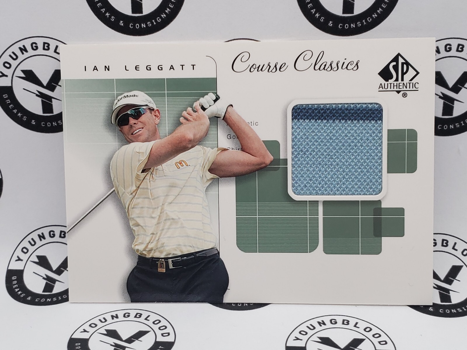 2002 SP Authentic Course Classics Ian Leggatt Shirt Card (B21) | eBay
