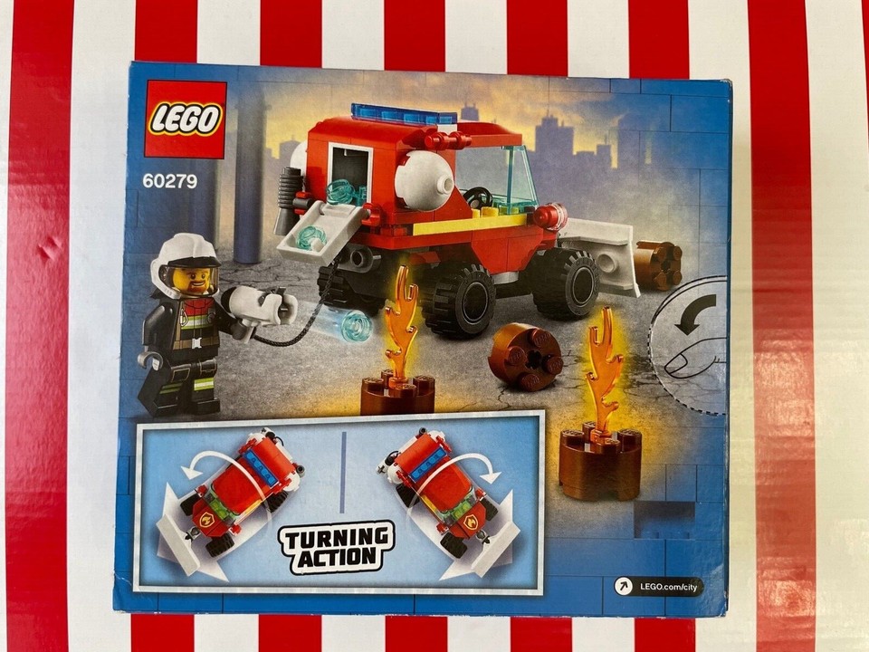 Lego City Fire Hazard Truck 60279 Building Set Kit 87 Pieces | eBay