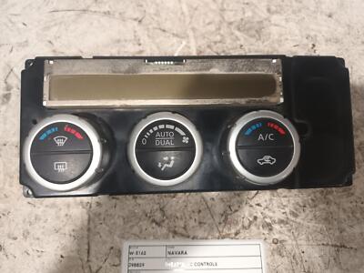 NISSAN NAVARA HEATER/AC CONTROLS D40, CLIMATE CONTROL TYPE, 09/05-08/15 ...