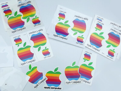 Apple Computer Macintosh Stickers - 56 Total - 1980s, 1990s Advertising ...