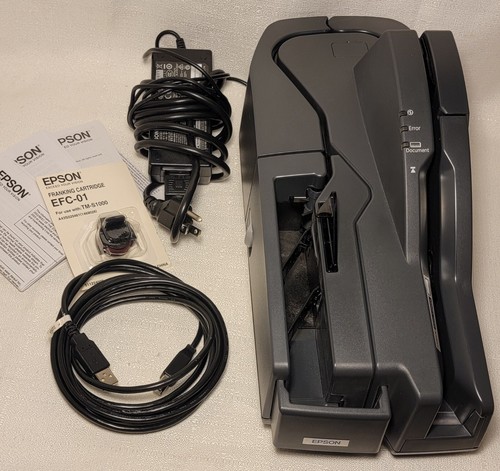 Epson TM-S1000 M236A CaptureOne Check Scanner Dual Sided W/ Power ...