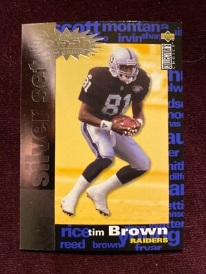 1995 Upper Deck You Crash The Game Silver #C23 Tim Brown Football Card ...