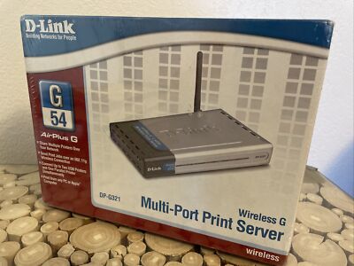NEW D-Link DP-G321 Multi-Port Print Server Wireless Air Plus G 802.11g 54Mbps | eBay