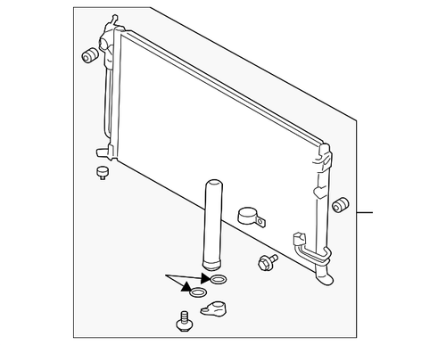 Genuine Mitsubishi Condenser 7812A204 | eBay