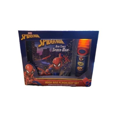 MARVEL (SPIDER-MAN Book & Flashlight Set) Interactive Book New | eBay