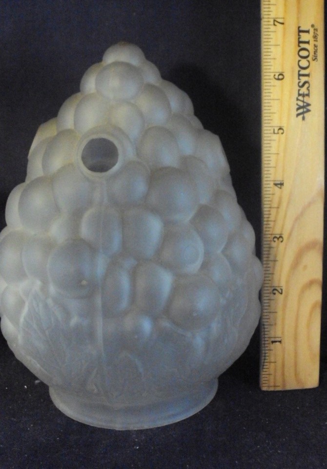 Phoenix Glass Grape cluster gas light shade 7" stalactite | eBay