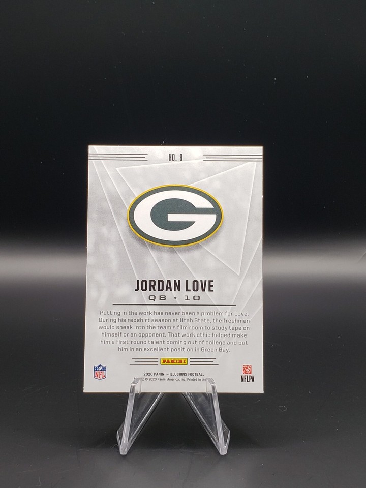 Jordan Love 2020 Panini Illusions Rookie #8 Green Bay Packers RC | eBay