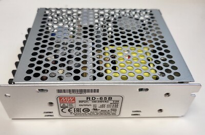 Mean Well RD-65B Enclosed Switching AC-to-DC Power Supply, Dual Output ...