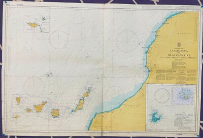 1900-Now - Casablanca Admiralty Map Chart