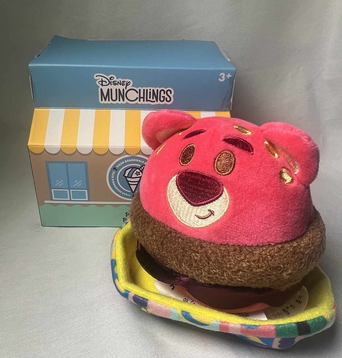 2024 Disney Parks Munchlings Pixar Boardwalk Bites Lotso Slider Mini ...