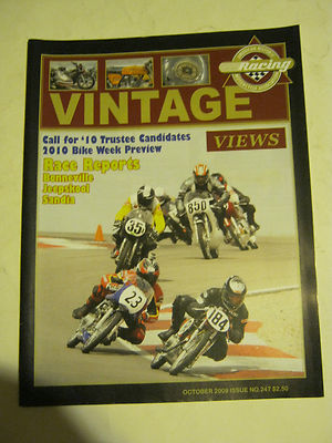 October 2009 issue 247 Vintage Views AHRMA Magazine (BD-43) | eBay