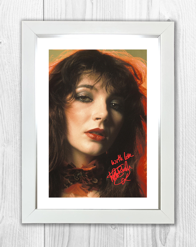 Kate Bush 3 A4 reproduction autograph photograph poster with choice of ...