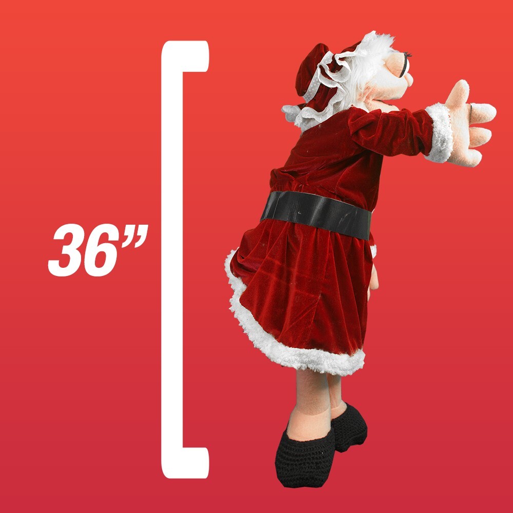 Handmade Mrs. Claus Puppet 36" Full Body | eBay