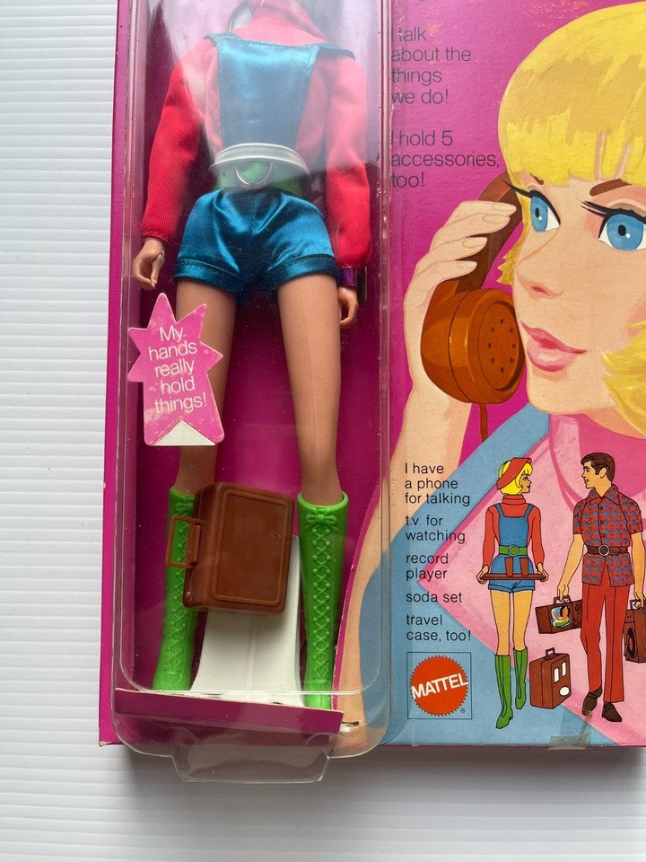 Vintage 1971 Talking Busy Barbie With Original Box And All Accessories ...
