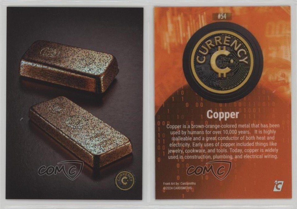 2024 Cardsmiths Currency Cred Series 3 Crystal Sparkle Copper #54 4g8 ...
