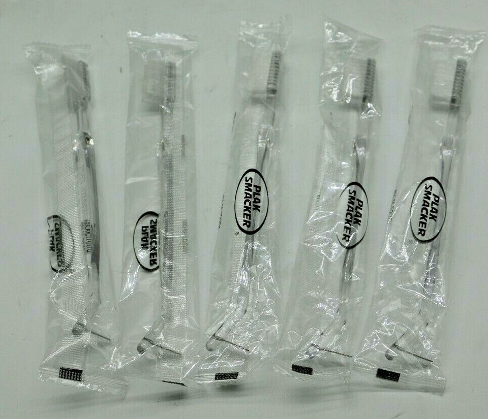 Plak Smacker Orthodontic Toothbrush V Trim + Interproximal Brush (Clear ...