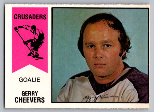 1974-75 O-PEE-CHEE WHA #30 GERRY CHEEVERS CRUSADERS | eBay