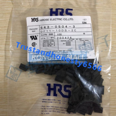 100PCS NEW FOR HRS connector DF11-10DS-2C 10Pin plastic shell 2.0MM ...