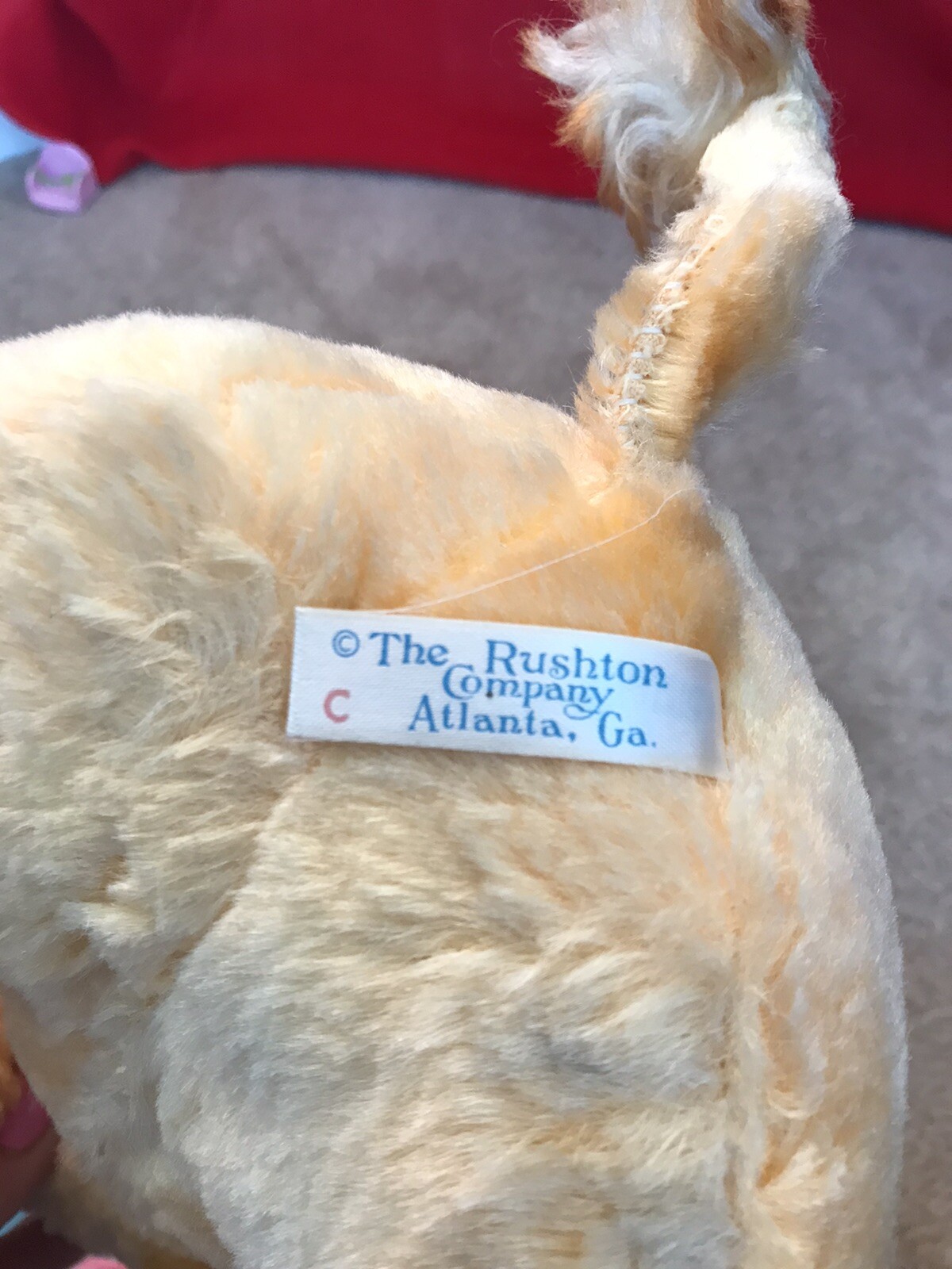 Vintage Original Rushton Stuffed Plush Lion EXCELLENT CONDITION No ...