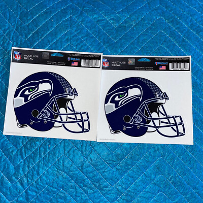 Lot Of Two Seattle Seahawks NFL Car Truck Window Helmet Decal Sticker ...