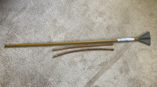 Antique Railroad Y-Stick For Passing Messages From Station Agent To ...