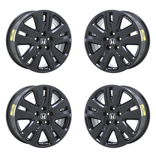 18" HONDA ODYSSEY GLOSS BLACK WHEELS RIMS FACTORY OEM 64058 2014-2017 ...
