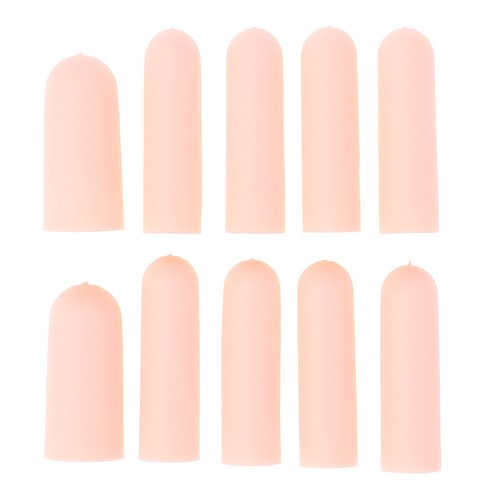 10 pcs Silicone Finger Cot Gel Finger Protector Fingers Brace Support ...