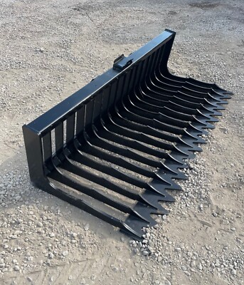 75" HD SKELETON ROCK BUCKET ATTACHMENT FOR SKID STEER LOADER ***FREE ...