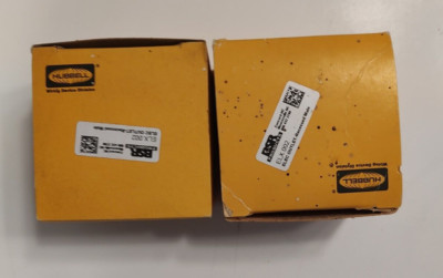 2 Hubbell Elec. Outlet Recesed Male ELX 002 / HBL5278C Flanged Nylon ...