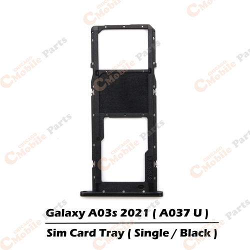 Galaxy A03s 2021 Single Sim Card Tray Holder ( A037U / Black ) | eBay