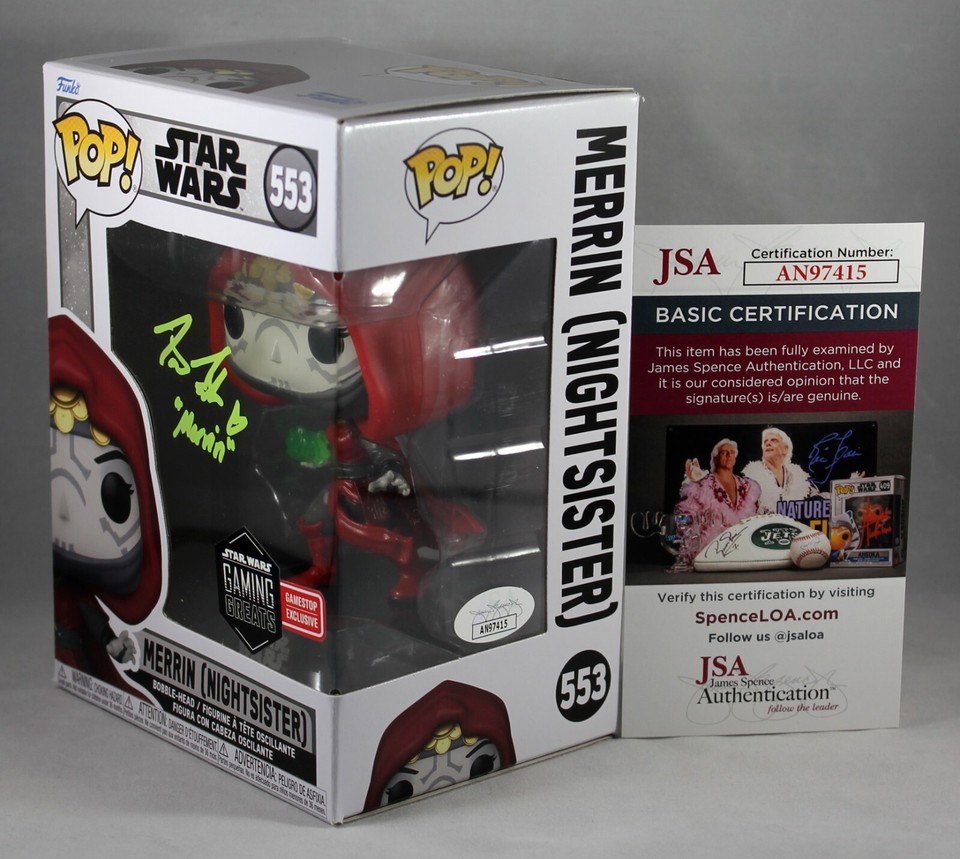 TINA IVLEV SIGNED STAR WARS MERRIN NIGHTSISTER FUNKO POP FIGURE ...