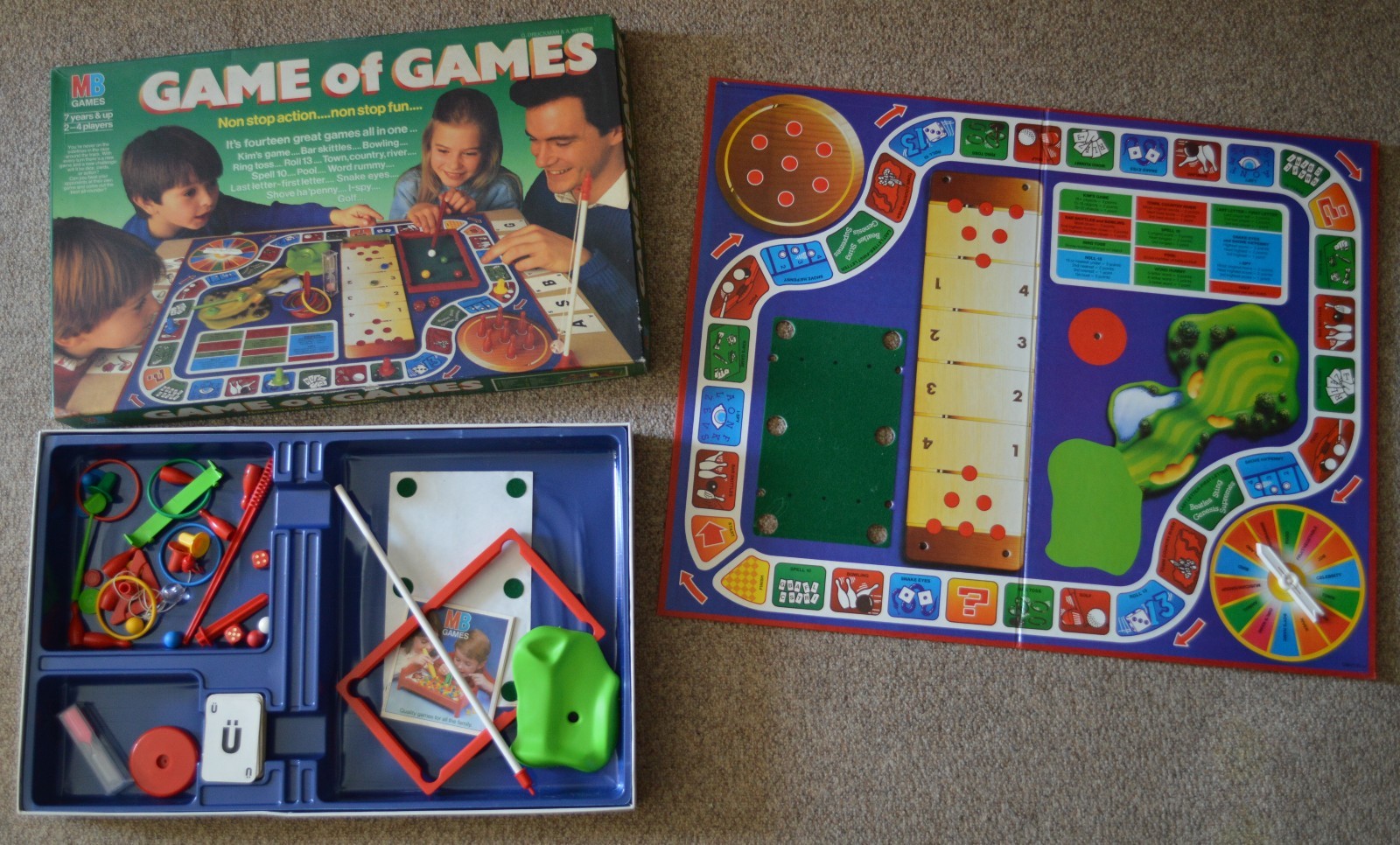 GAME OF GAMES 1980s BOARD GAME by MB VINTAGE RETRO | eBay