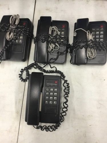 Lot of 4 ea Northern Telcom Phones NT2N26AA111 8003 Black | eBay