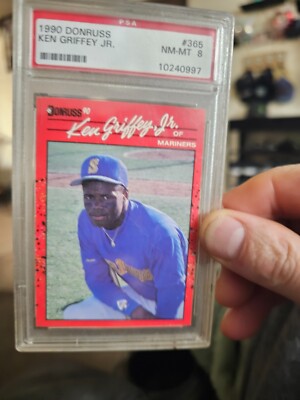 ken griffey jr rookie error card psa 8 | eBay
