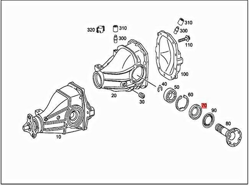 Genuine MERCEDES A208 A209 C208 C209 C215 CL203 R199 Sealing ring ...