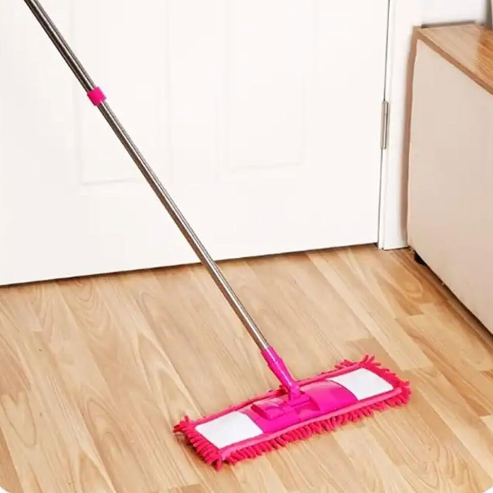 Folding and Adjustable 360° Plastic Microfibre Mop with Handle - UK ...