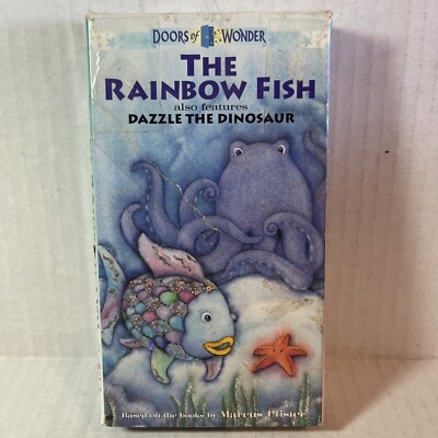 The Rainbow Fish Dazzle The Dinosaur VHS VCR Video Tape Used Movie ...