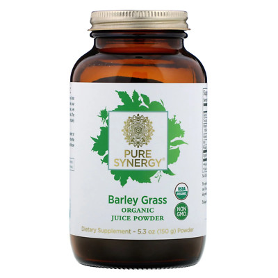 Pure Synergy, Barley Grass, Organic Juice Powder, 5.3 oz (150 g) | eBay ...