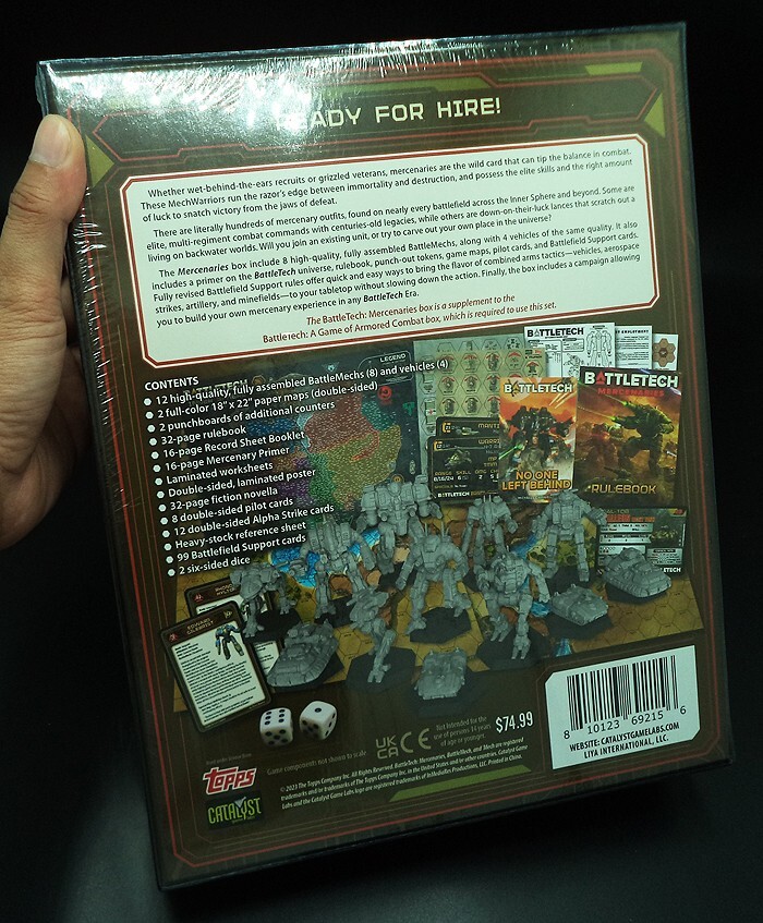 Mercenaries Boxed Set Limited Edition Battletech Kickstarter Catalyst ...