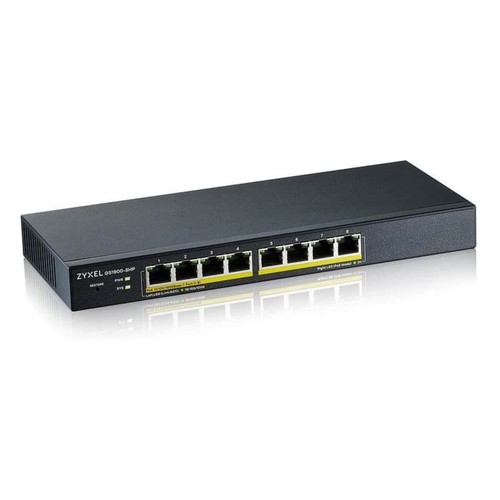 ZYXEL 8-port GbE Smart Managed PoE Switch GS1900-8HPREV03F 760559129446 ...