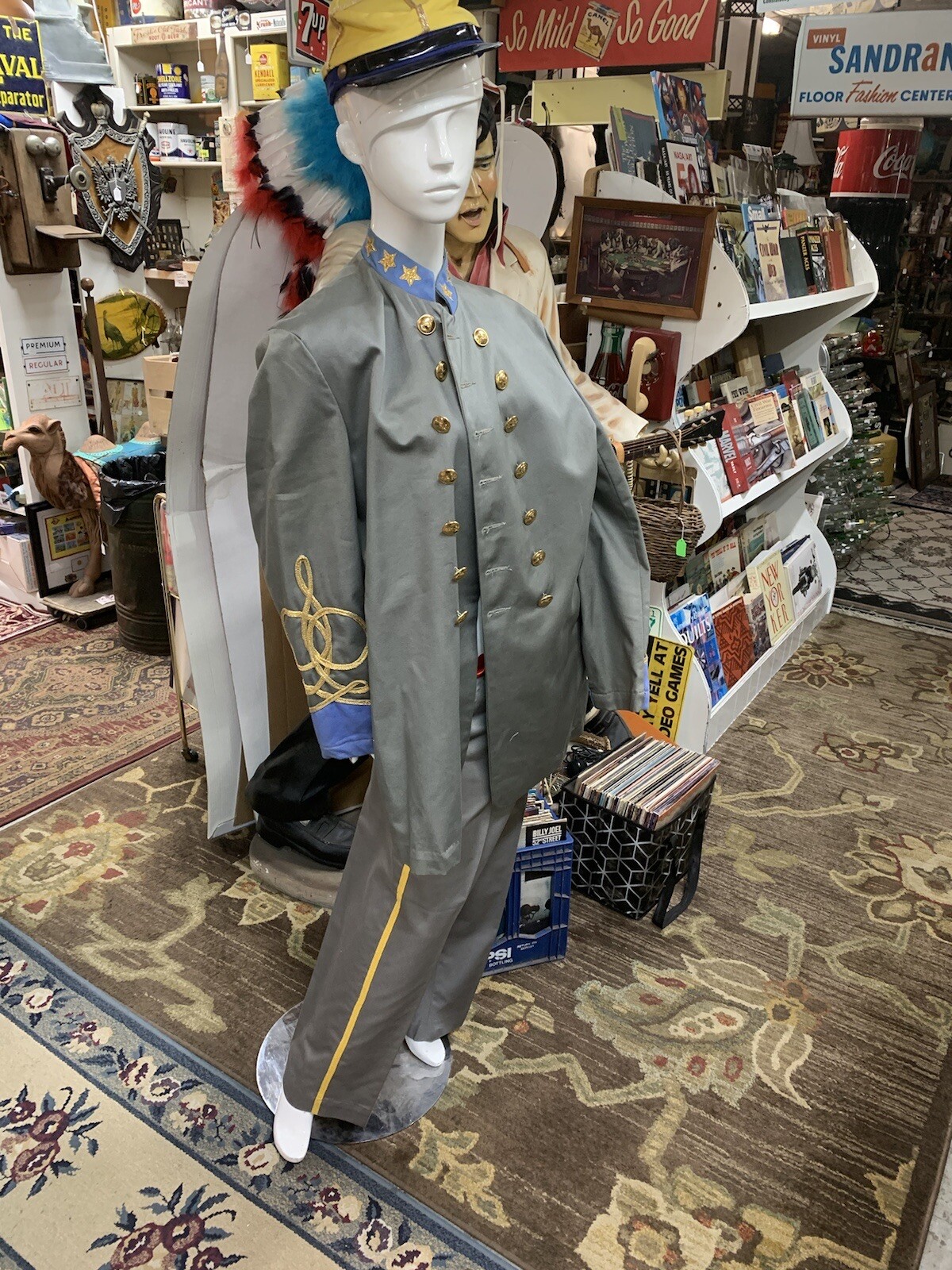 1961-65 Centennial Civil War reenactment confederate uniform. Hat ...