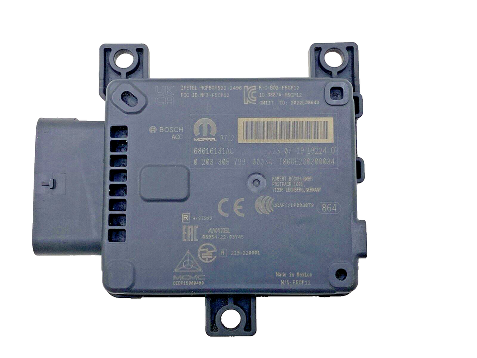 DODGE DURANGO 21/25 CRUISE DISTANCE RADAR SENSOR GENUINE OEM Part No ...