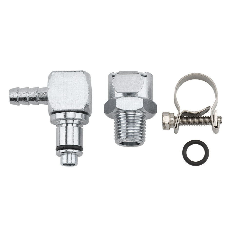 1/4" Gas Tank Fuel Line Quick Release Coupling Connect Disconnect Kit ...