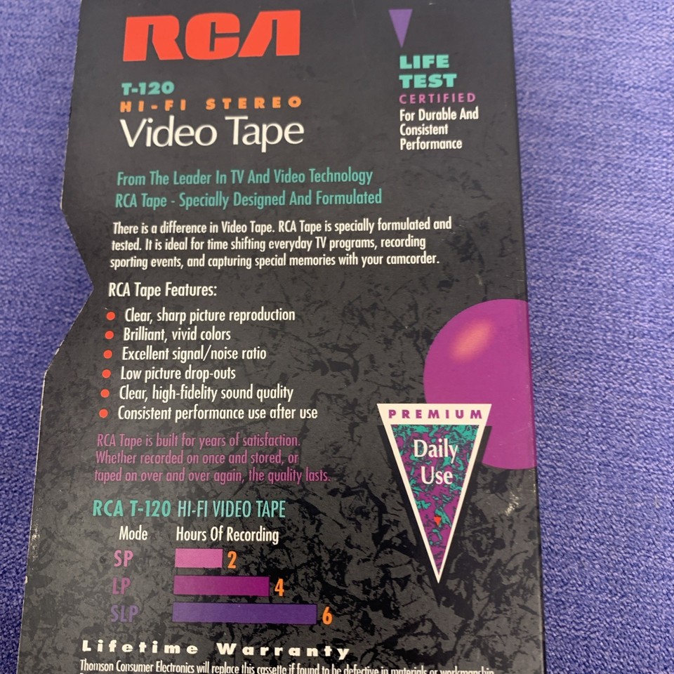 CNN Headline News Blank VHS July 28 2001 RCA Tape Maxell Label Ebay ...
