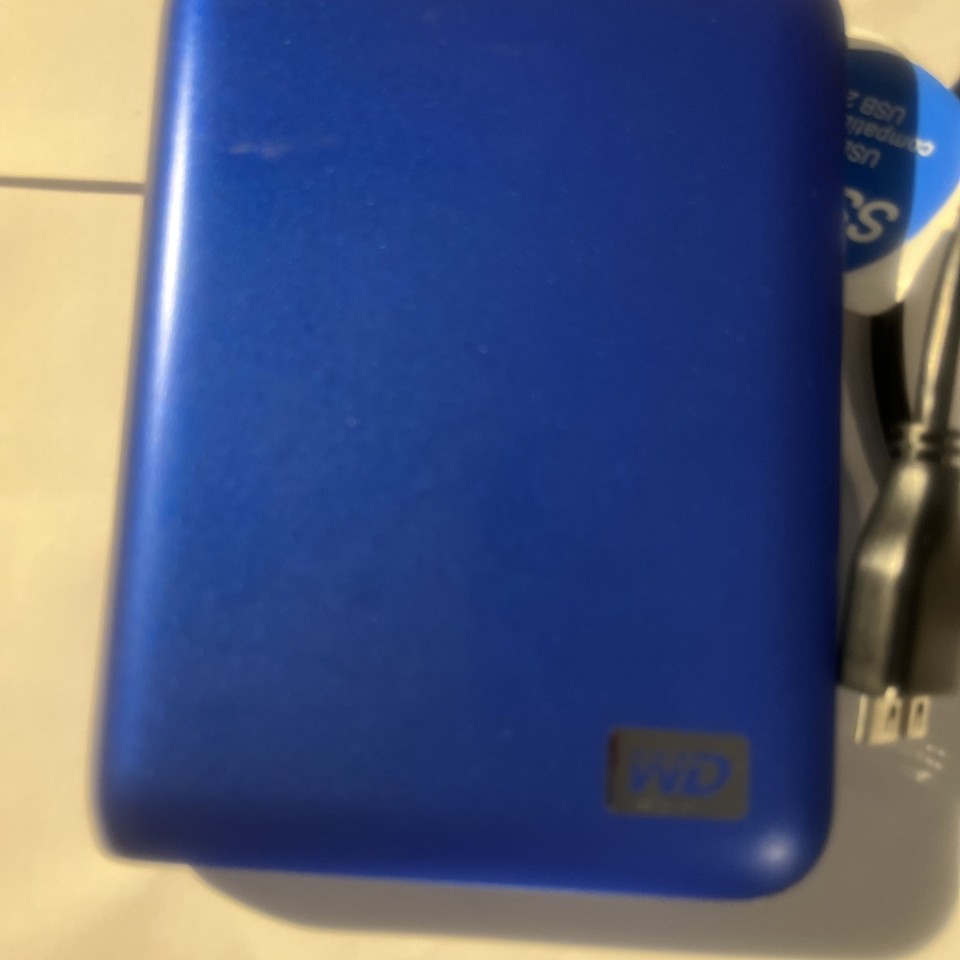 Western Digital My Passport Portable External Hard Drive 1TB USB 3.0 ...