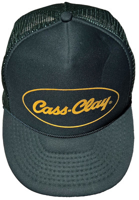 Vintage Cass Clay Snapback Trucker Hat Green Baseball Cap Otto Thin ...