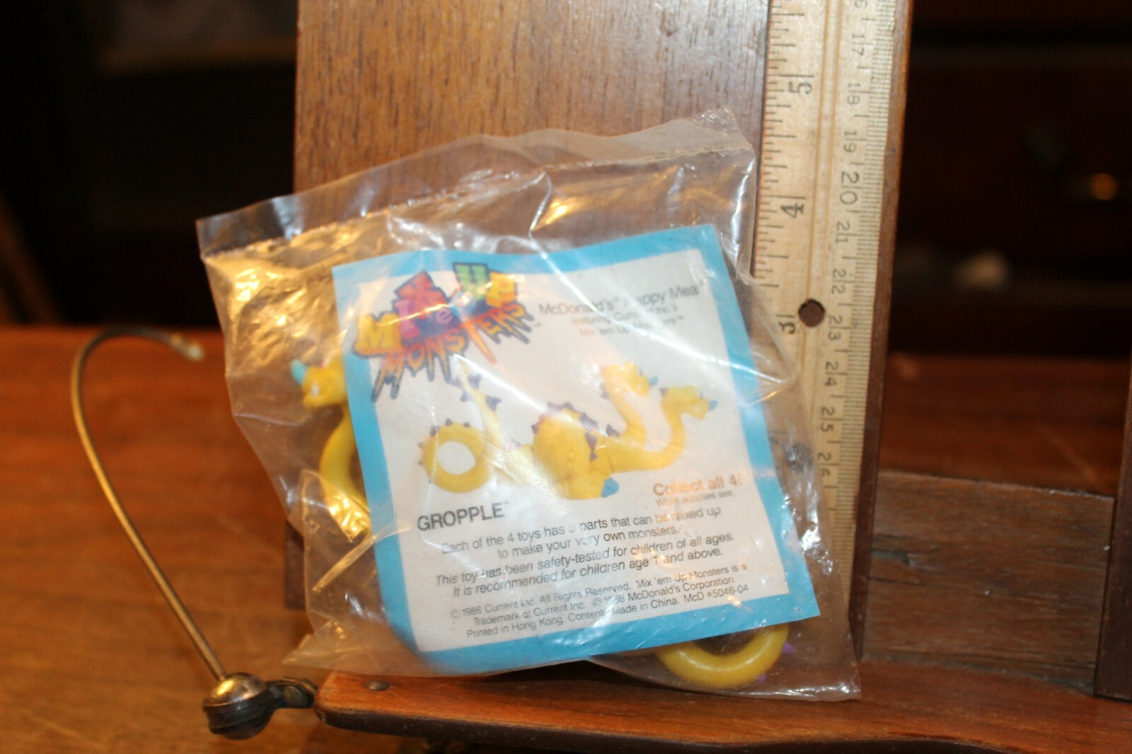 Vintage 1988 Happy Meals Toy Gropple Mix em Up Monsters McDonald's ...