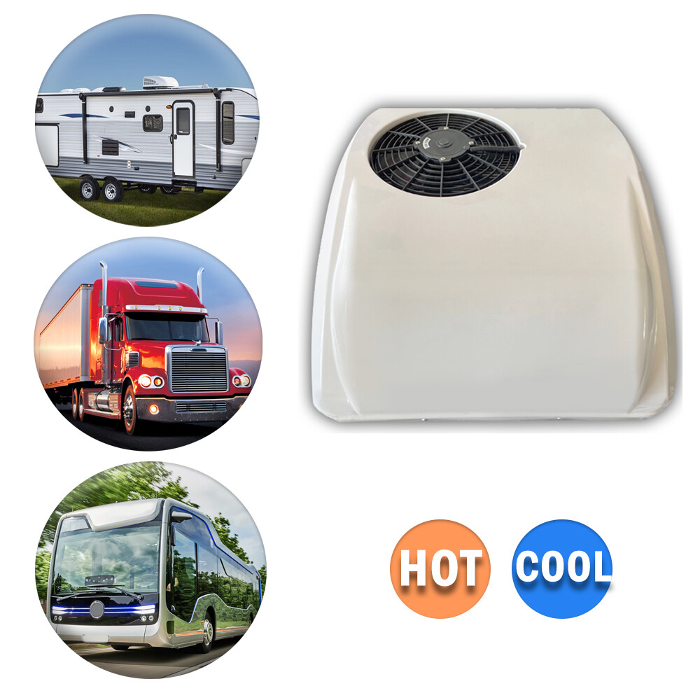 12V Truck Rooftop RV Air Conditioner AC Unit Heat & Cool For Car Truck ...