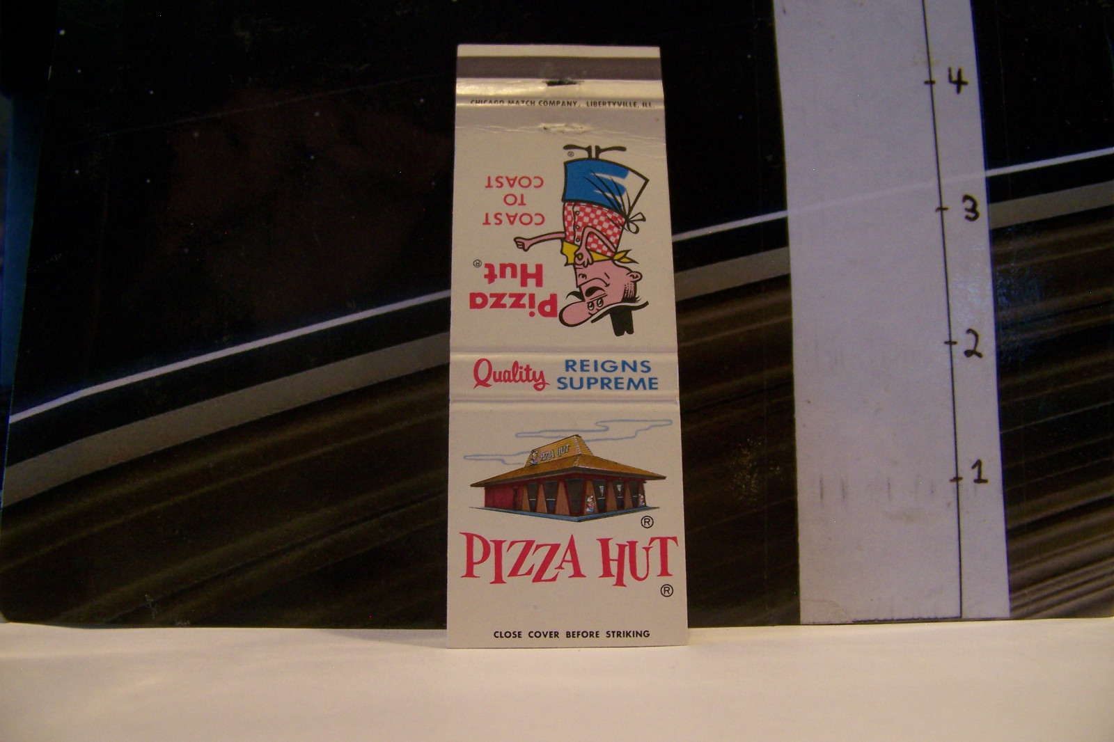 Rare Vintage Matchbook Cover K3 Pizza Hut Reigns Supreme Coast To Coast ...
