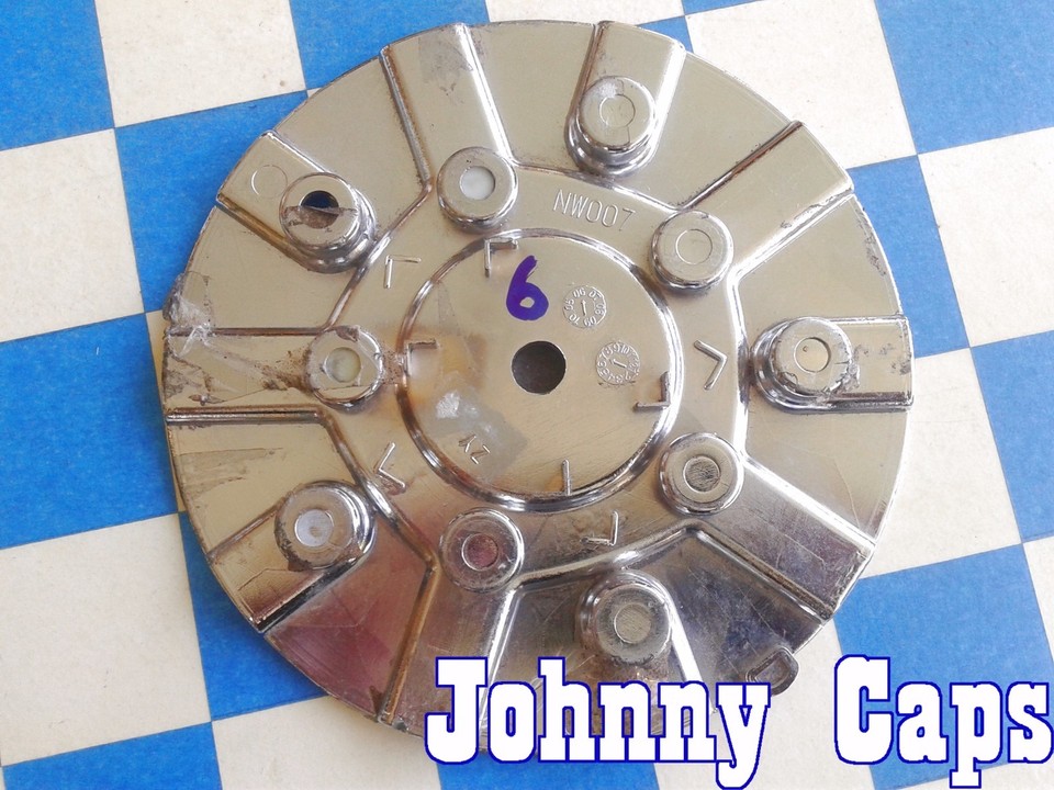 TRW Wheels [6] CHROME Center Caps NW007 Custom Wheel Center Hub Cap (1 ...